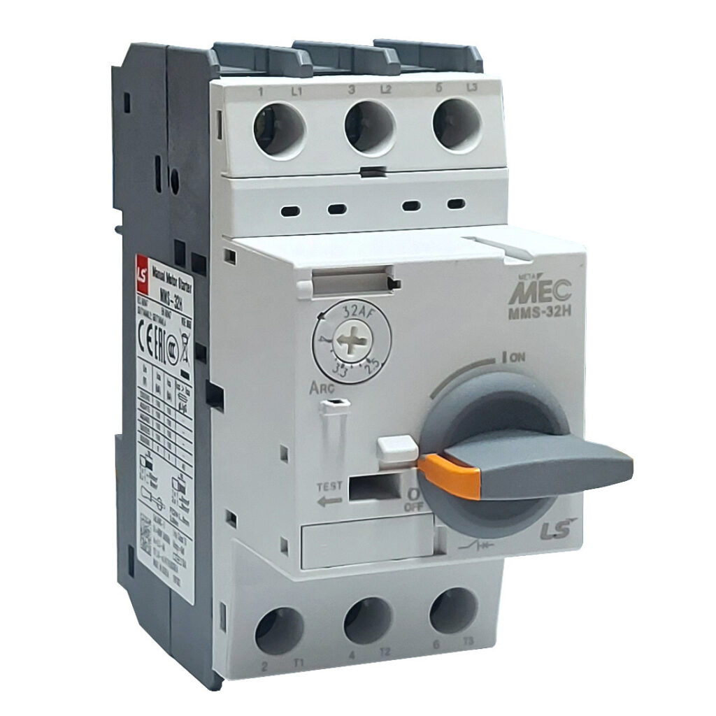 Guardamotor LS MMS-32H (2,5-4A) Tipo Giratorio – Ingecom Eléctricos SAS