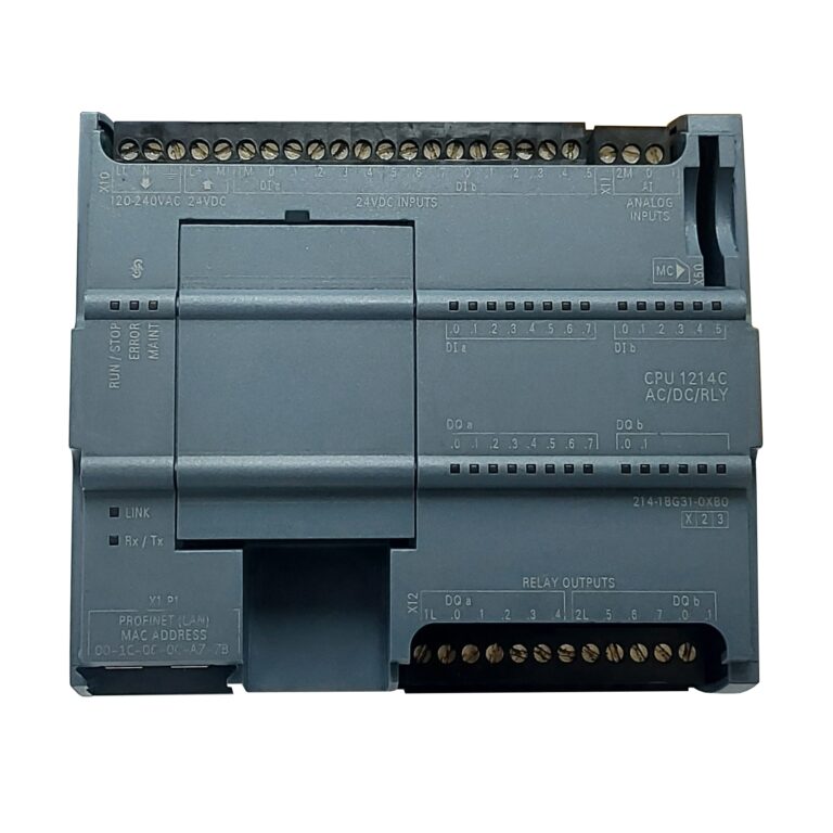 PLC Siemens CPU 1214C / 14 In 24V DC / 10 Out Relé / 100-240V AC ...