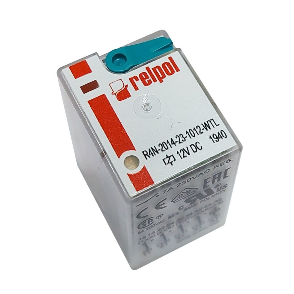 Relevo Relpol 14 Pines Planos 12V DC – Ingecom Eléctricos SAS