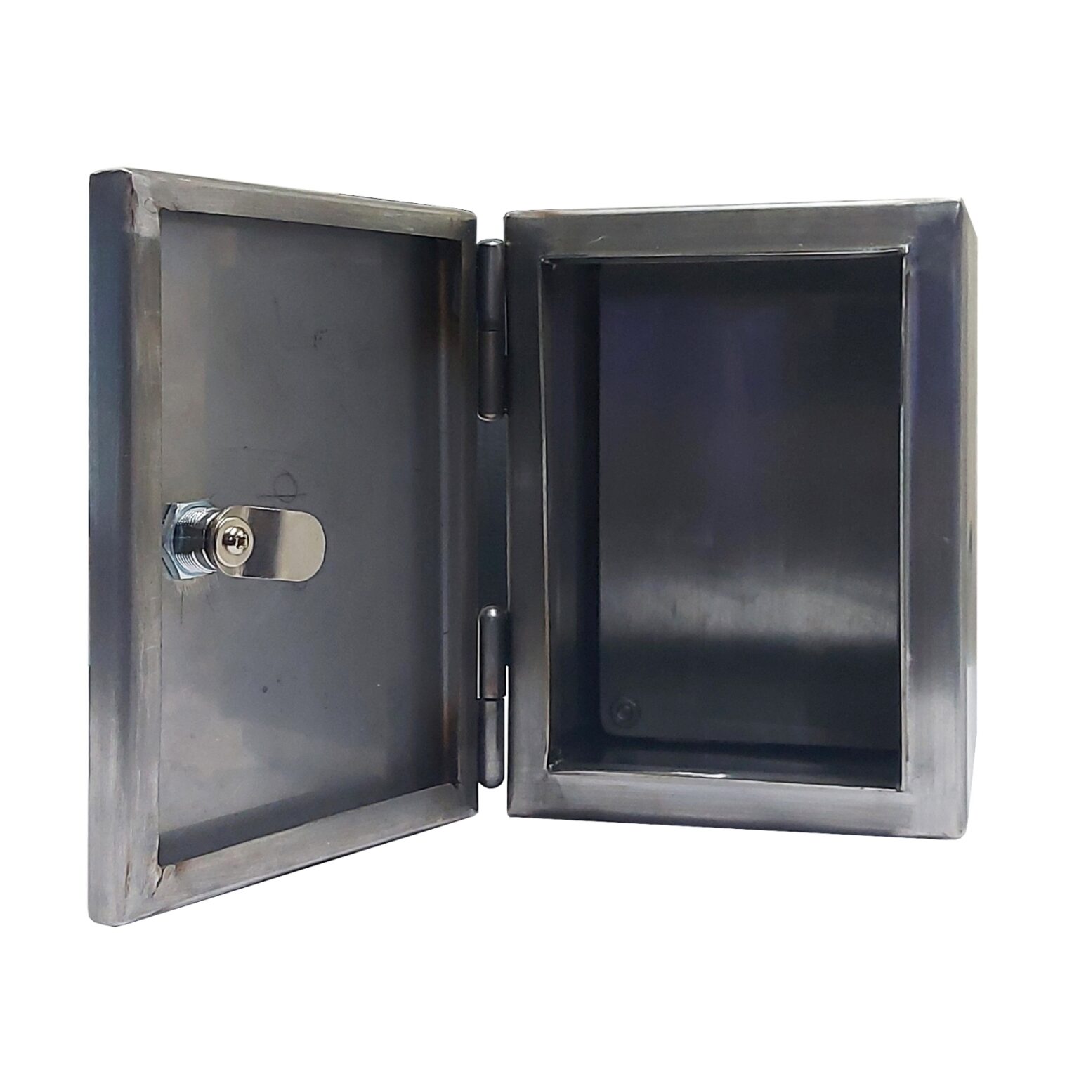 Cofre en Acero Inoxidable Doble Fondo 20x15x15cm – Ingecom Eléctricos SAS