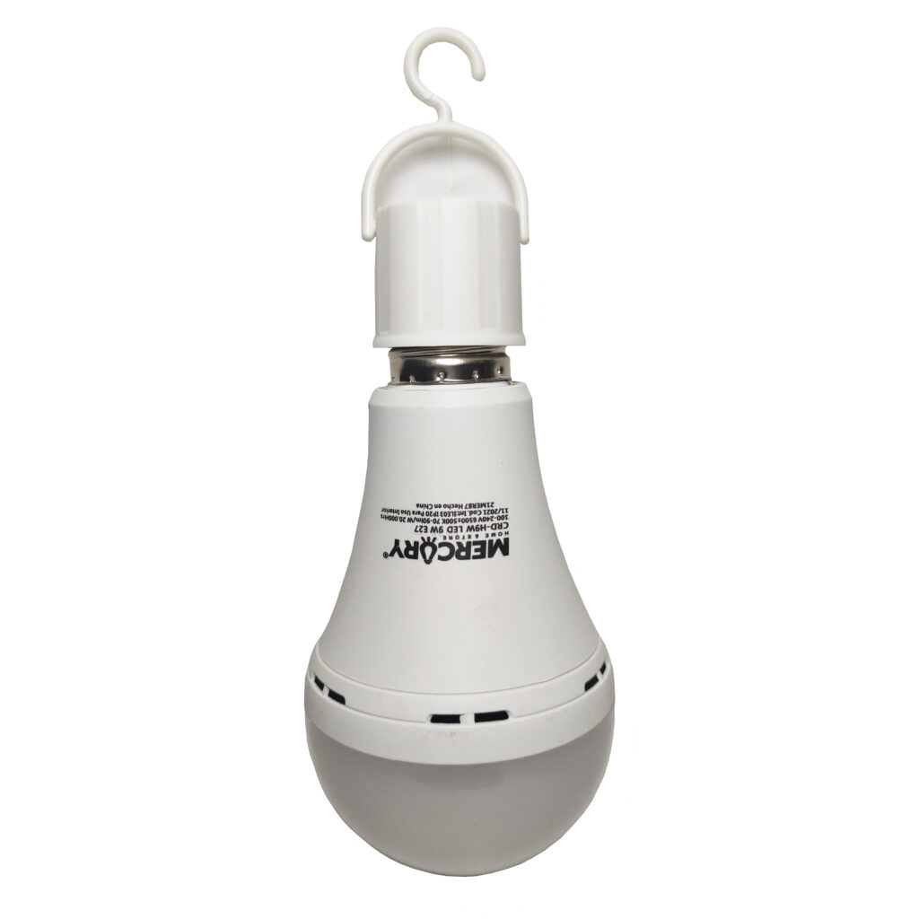 BOMBILLO LED EMERGENCIA 9W MERCURY – Ingecom Eléctricos SAS