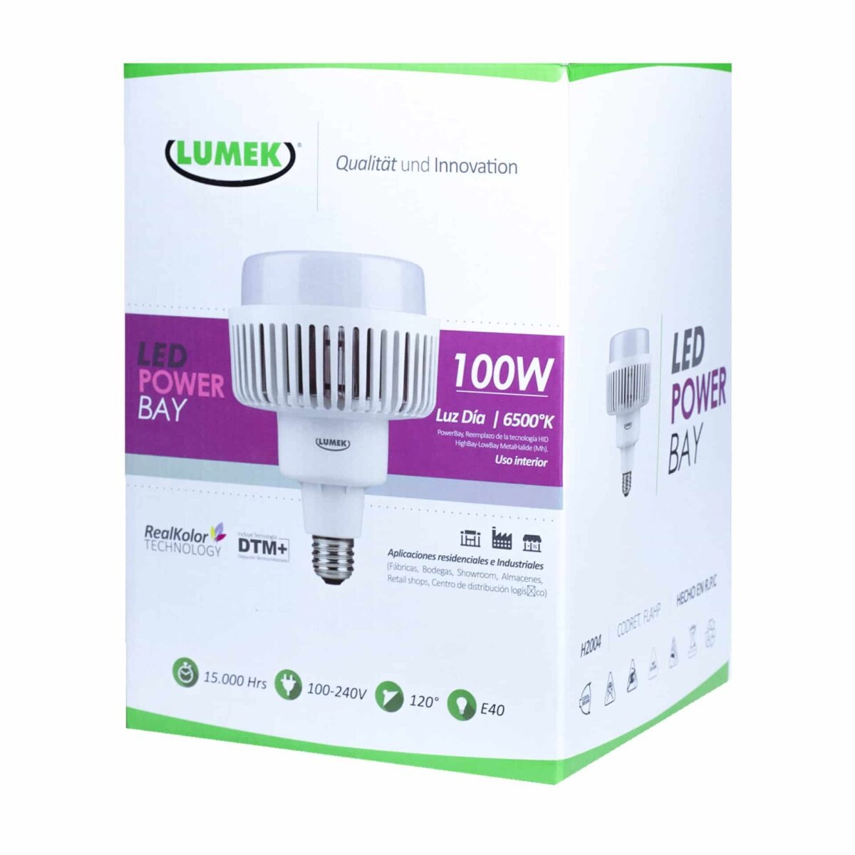 LED ECO POWER BAY – 100W – 6500°K – 100-240V – E40 – LUMEK – Ingecom ...